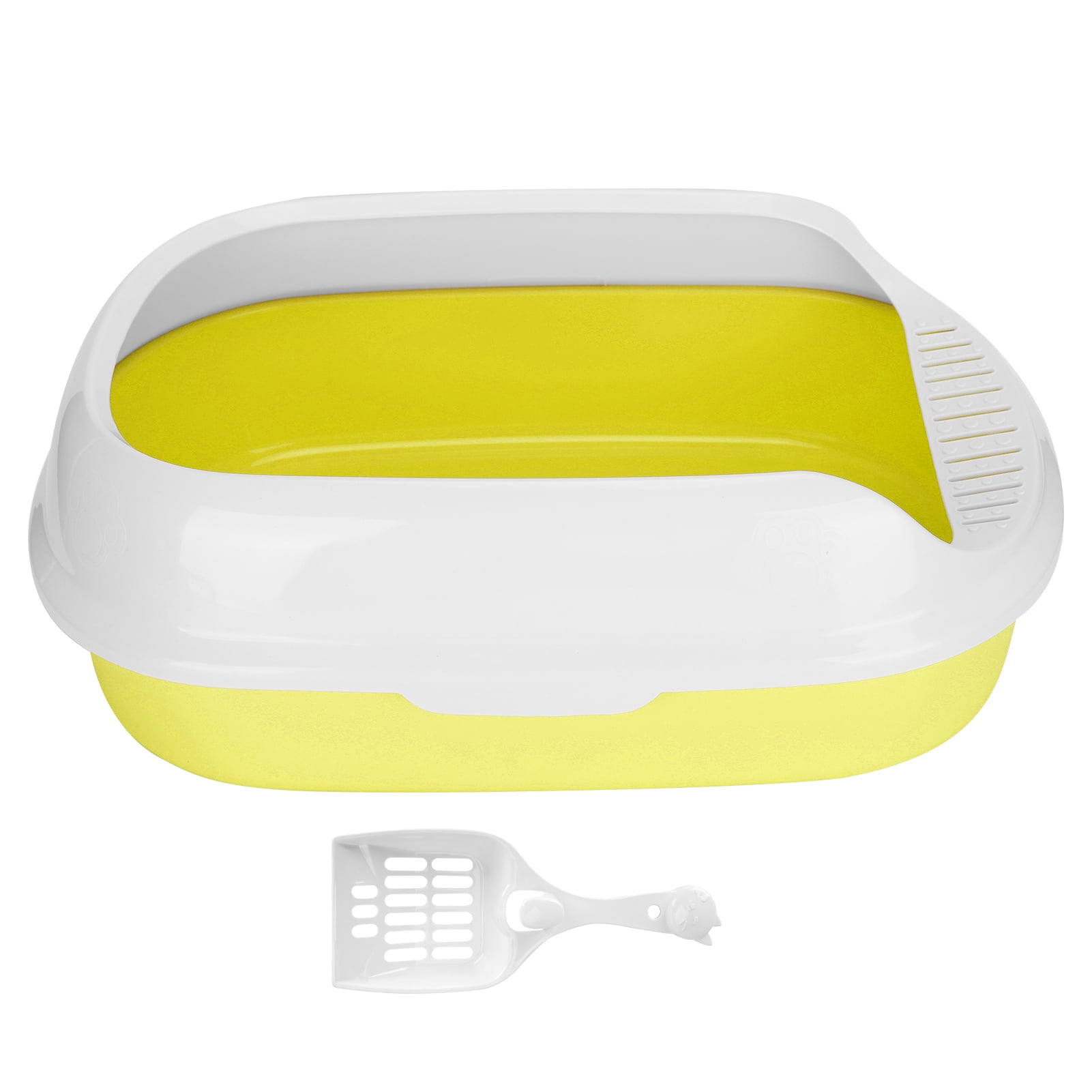 Semi?Closed Cat Litter Box Portable Toilet with Shovel for Cats and ...