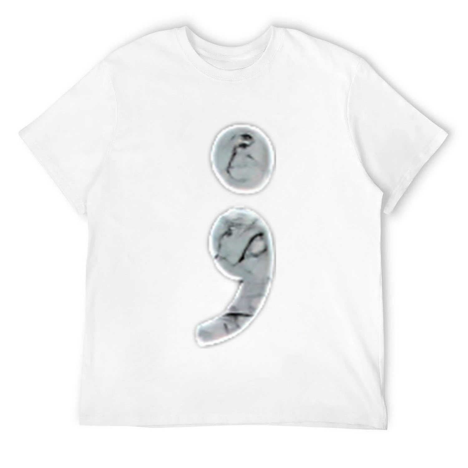 Semi ; Colon Design Mental Health Awareness T-Shirt White 4XL - Walmart.com