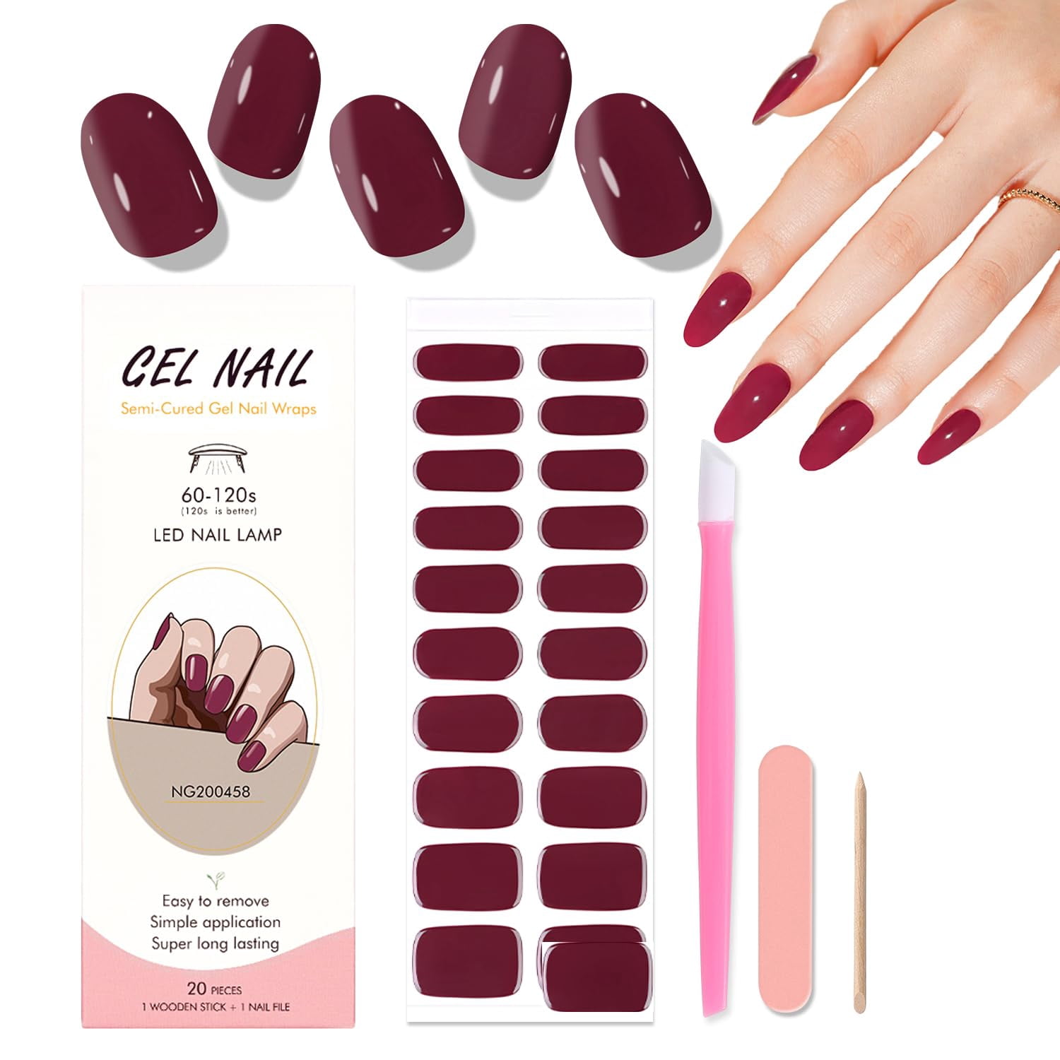 Semi Cured Nail Strips