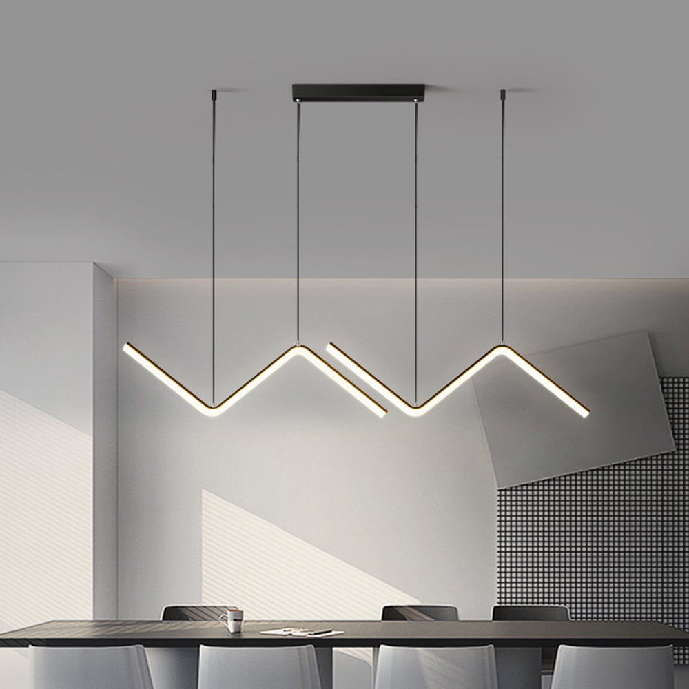 Semi Flush Mount Ceiling Light Fixture, Modern LED Ceiling Chandelier ...