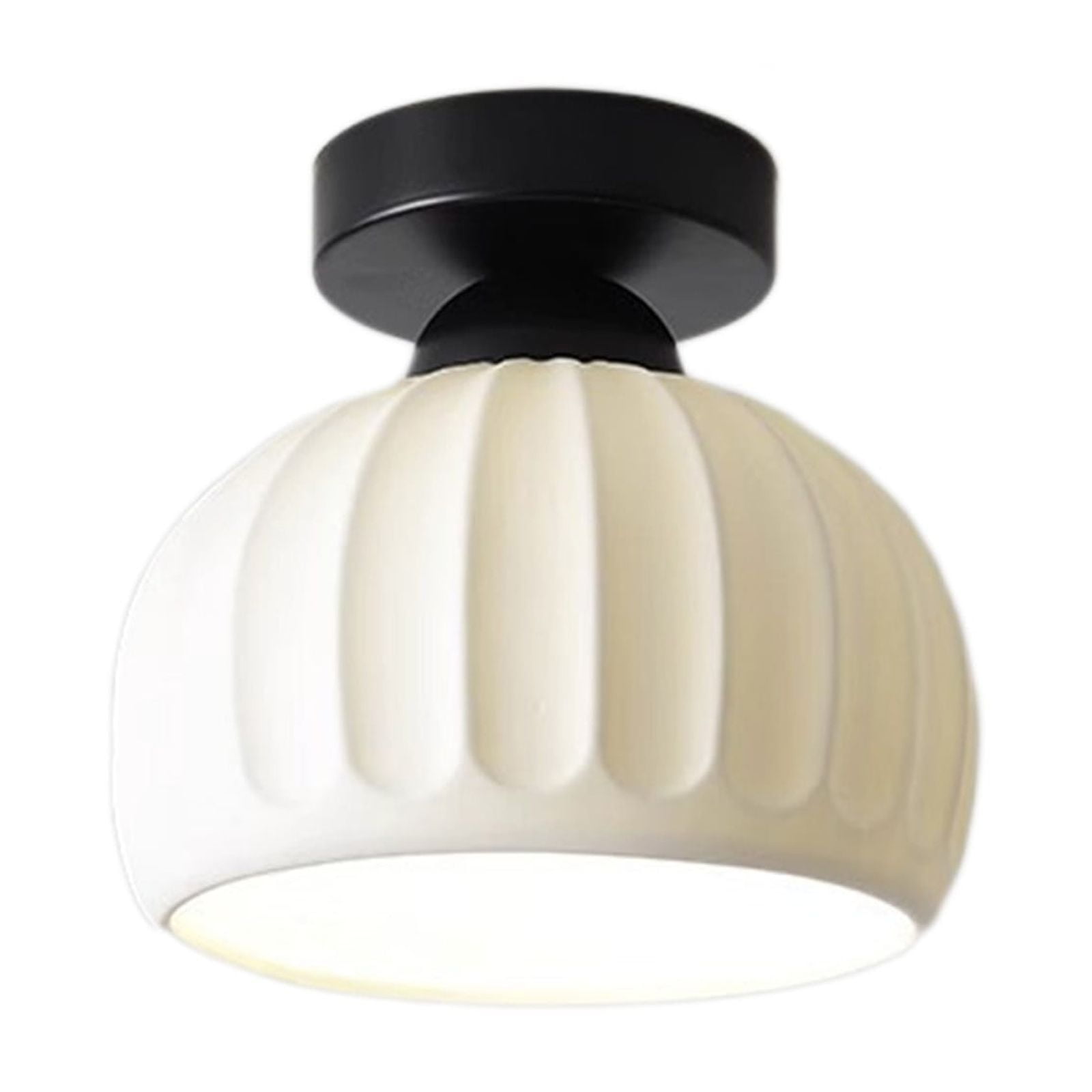Semi Flush Mount Ceiling Light Fixtures, Ceramic Hallway Close to ...
