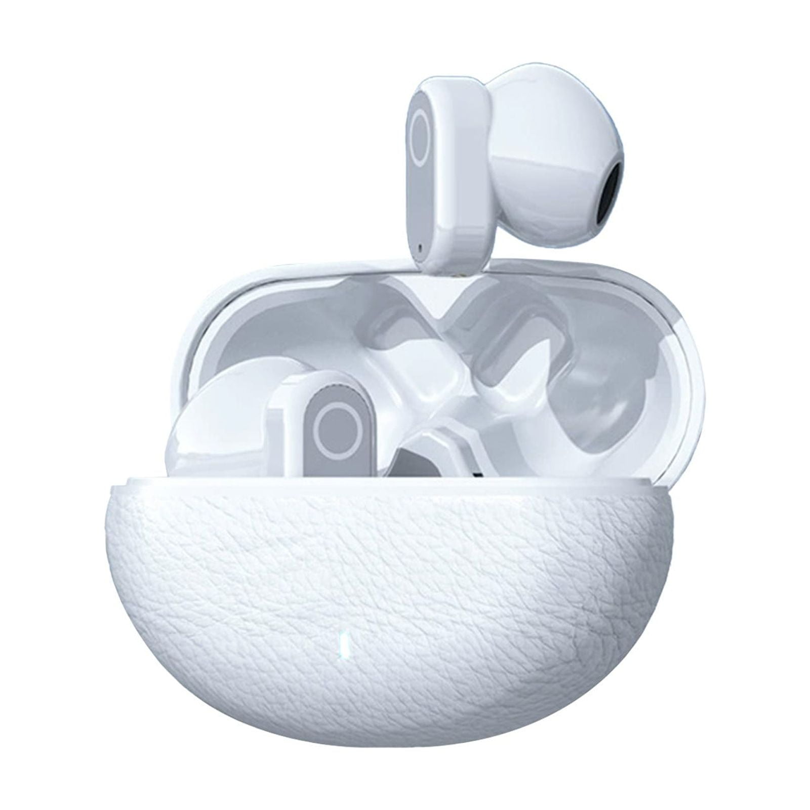 Semi In-Ear Wireless Bluetooth Earbuds, 50H Total Playtime with ...