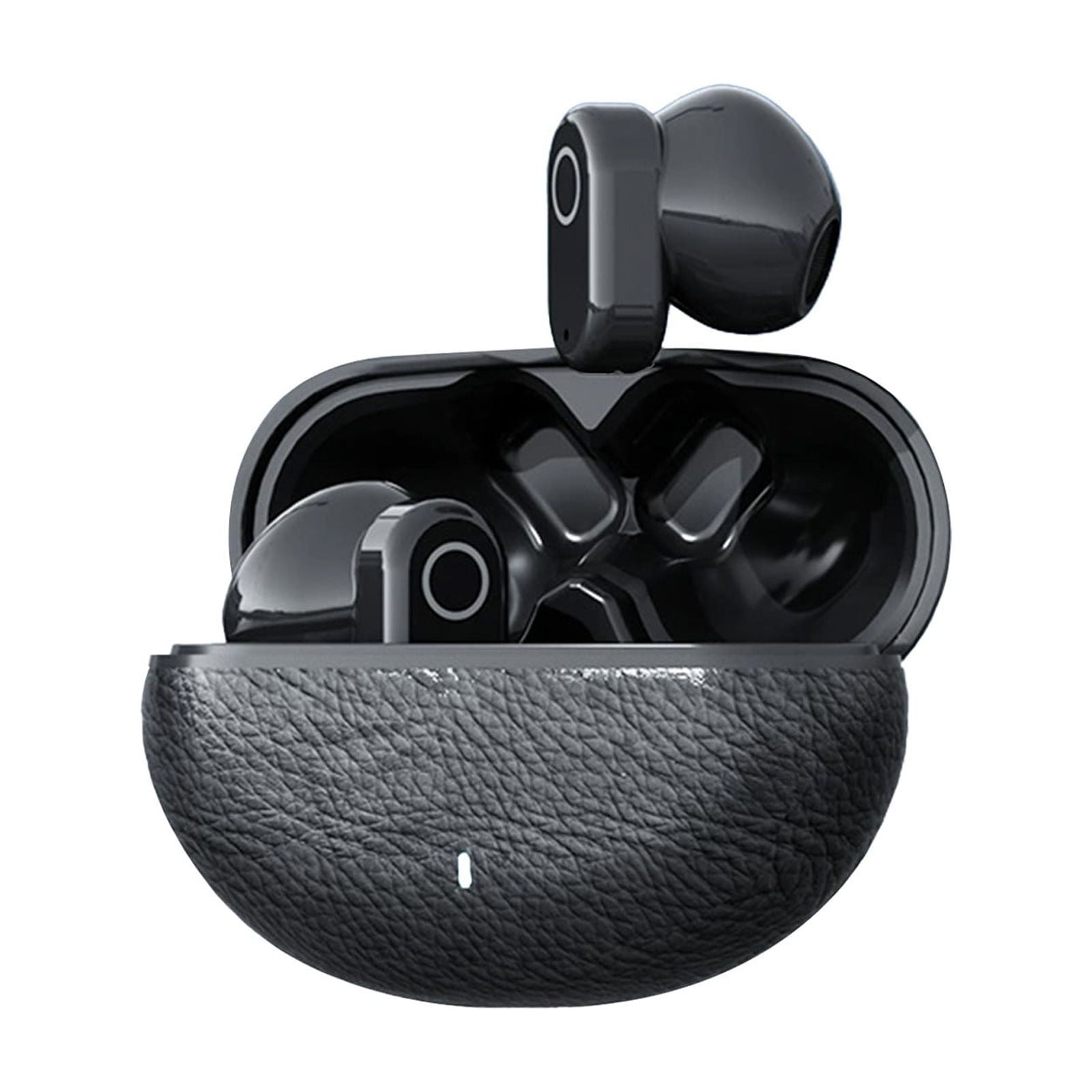 Semi In-Ear Wireless Bluetooth Earbuds, 50H Total Playtime with ...