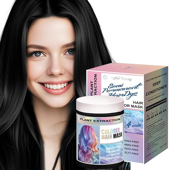 Semi Permanent Hair Color Mask - Color Depositing Conditioner for Color ...