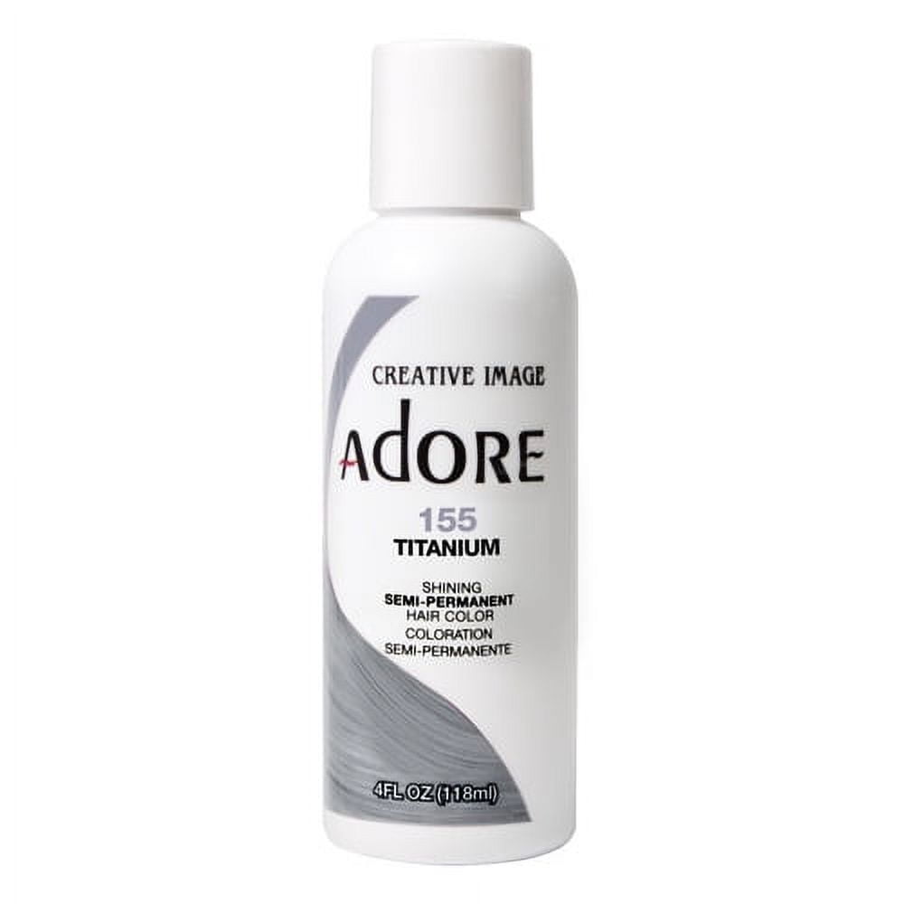 Semi-Permanent Haircolor by Adore #155 Titanium, 4 Oz - Walmart.com