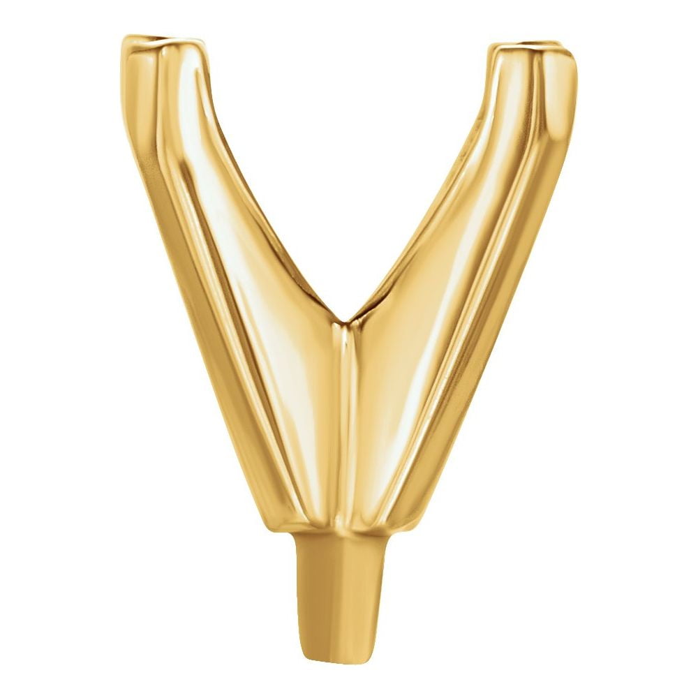 Semi-Polished 14k Yellow Gold 5-5.3mm Round Shape 4-Prong Heavy Peg ...