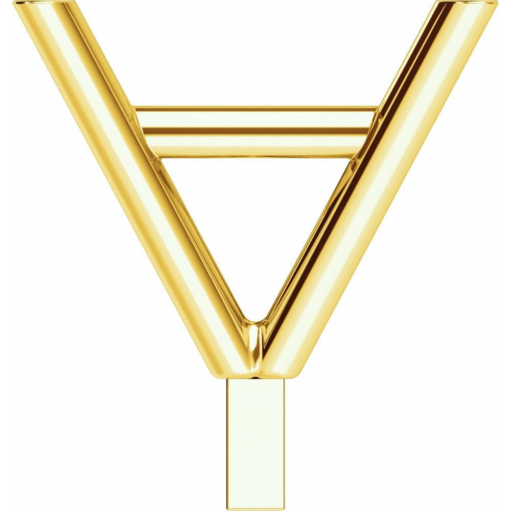 Semi-Polished 14k Yellow Gold 7.5x7.5mm Square Shape 4-Prong Cocktail ...