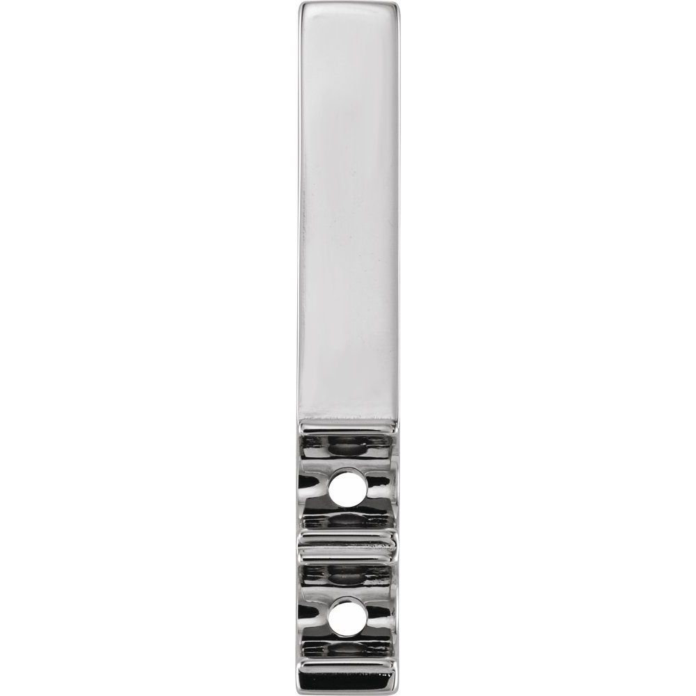 Semi-Polished 18k Palladium White Gold (No Nickel) Round Shape 2 Two ...