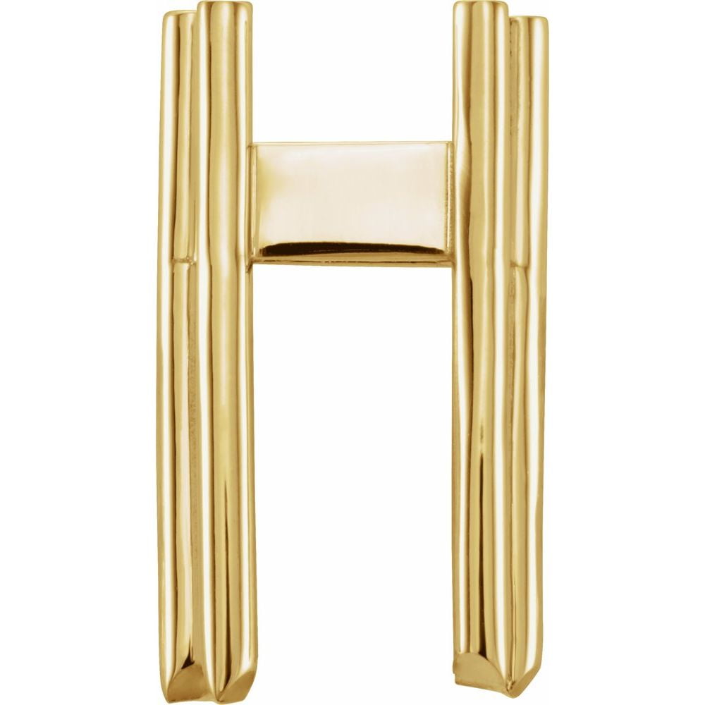 Semi-Polished 18k Yellow Gold Trapezoid Shape Wire Work Solid Base ...