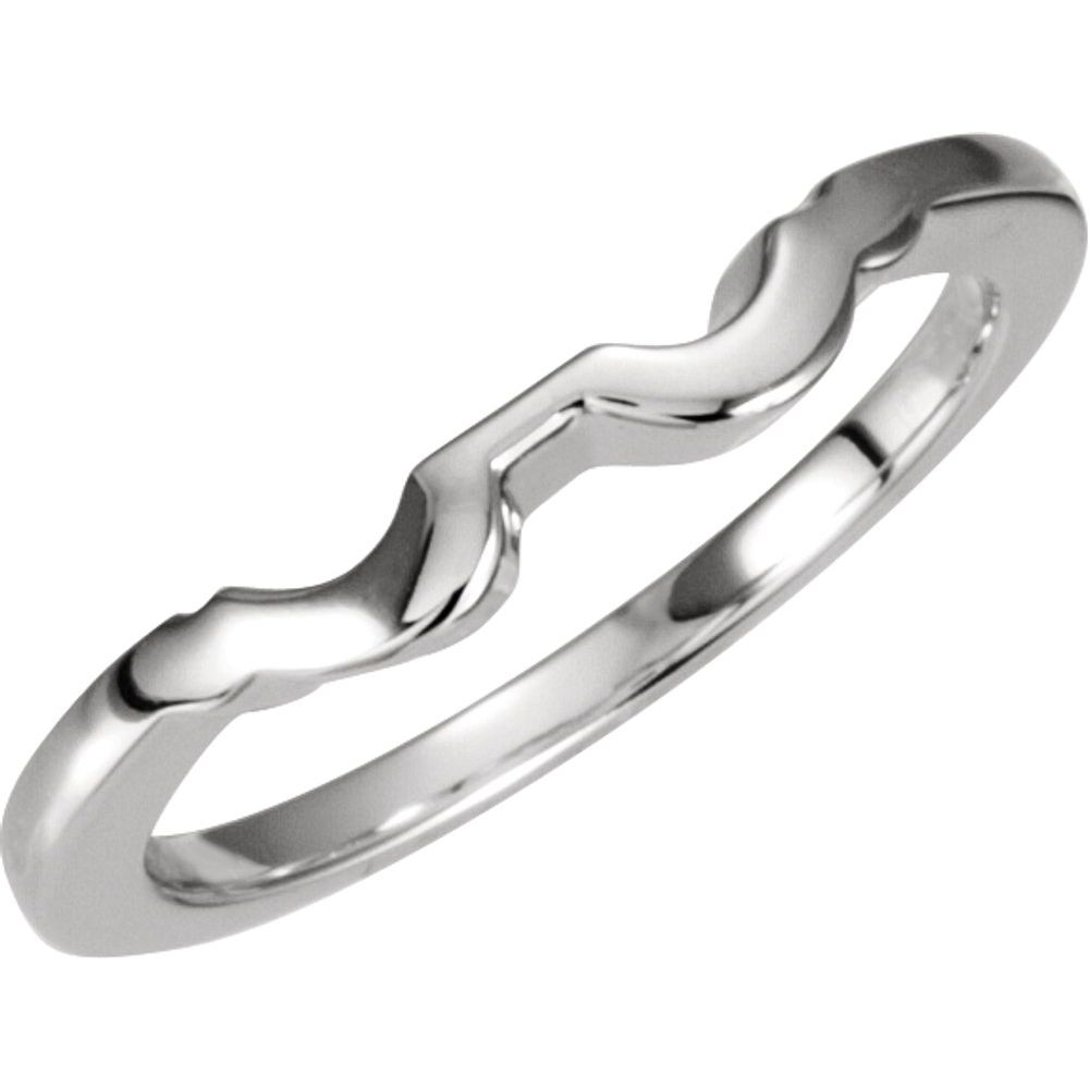 Semi-Polished Platinum Matching Bridal Wedding Engagement Anniversary ...