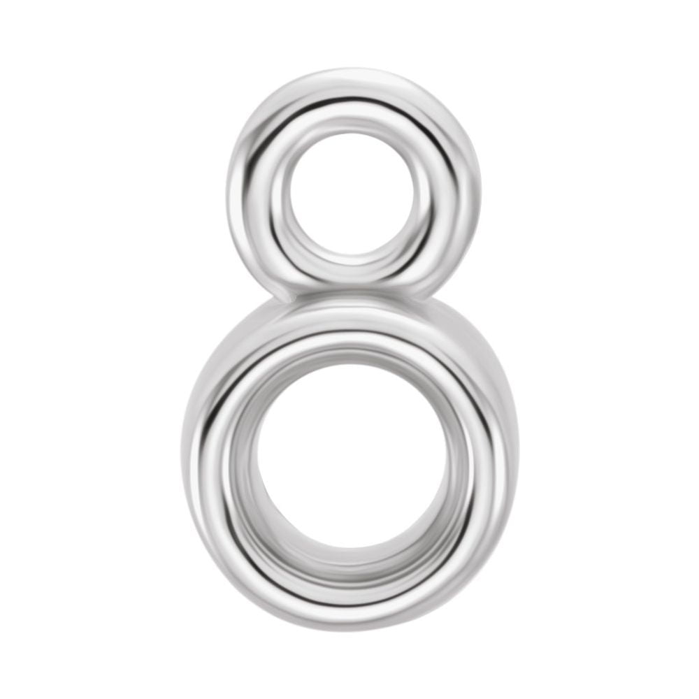 Semi-Polished Sterling Silver 3.5mm Round Shape Bezel Dangle Link ...