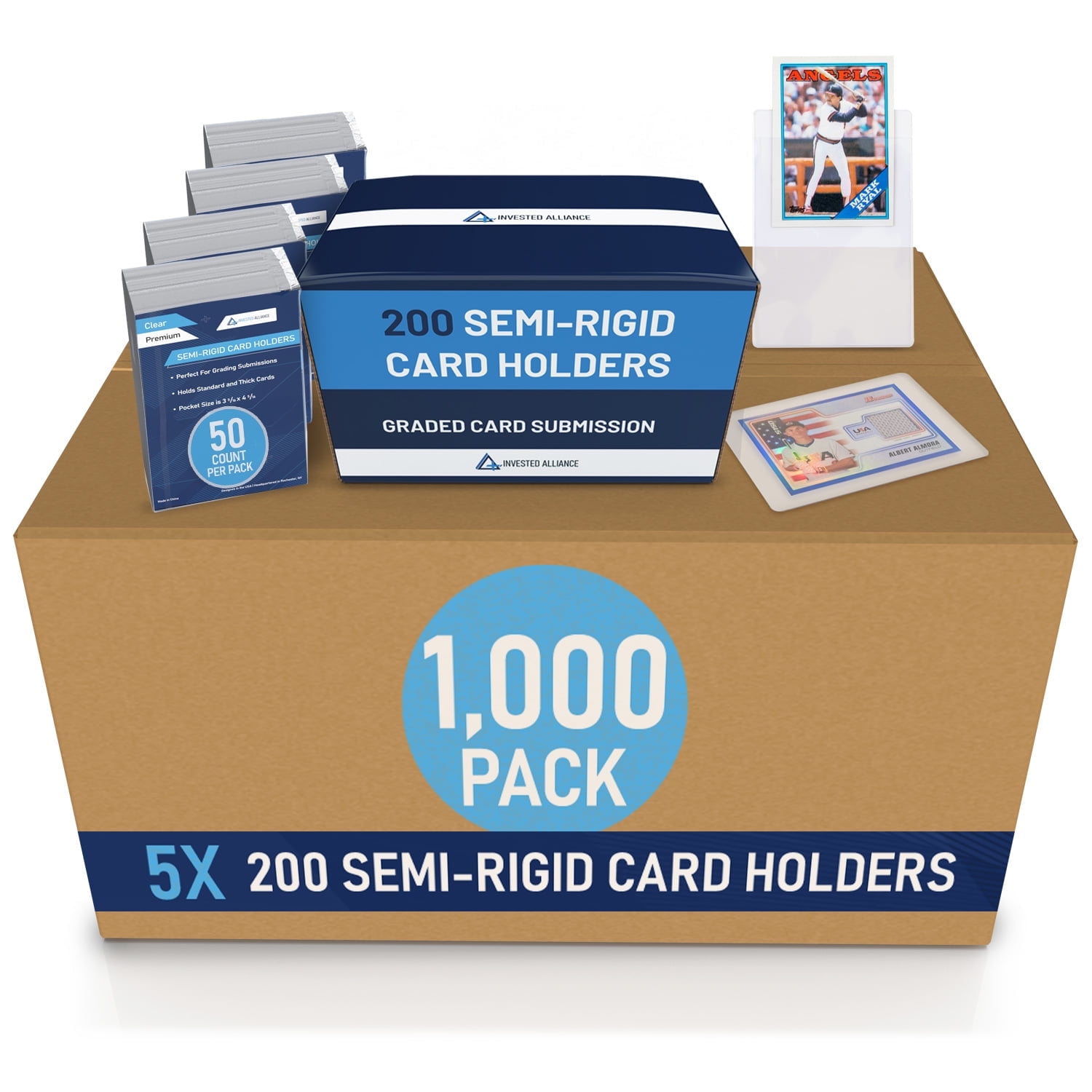 Semi Rigid Card Holder (1000 Count) | PSA Graded Card Sleeves, PSA Card ...