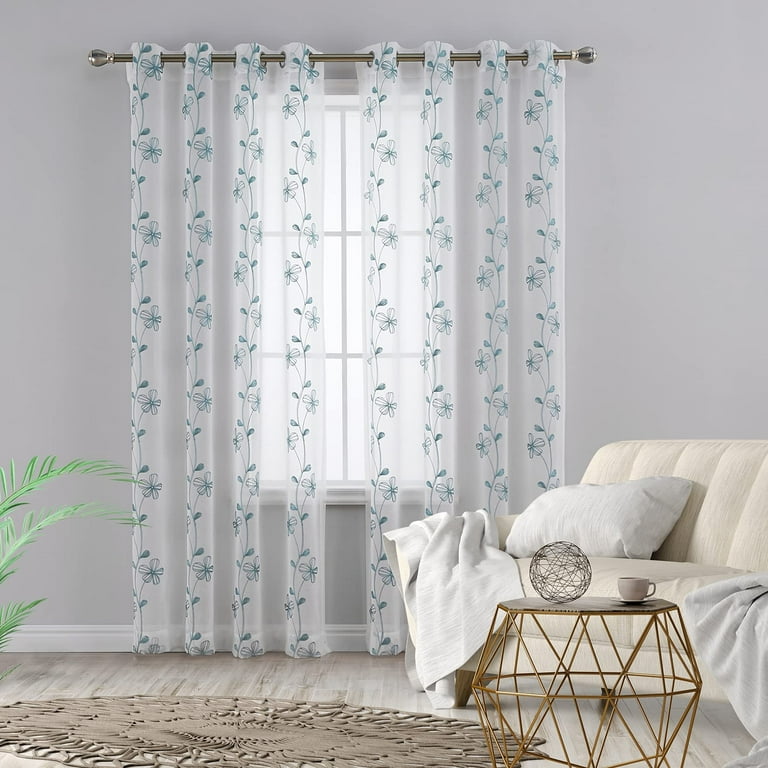 Light Blue Window Curtains