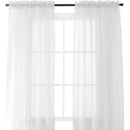 JIUZHEN Grey Sheer Curtains 84 Inches Long - Semi Transparent Light Filtering Grommet Window ...