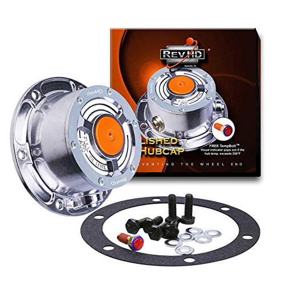 Semi Trailer Hub Cap with TempBolt Heat Sensor Standard Tapered Trailer ...