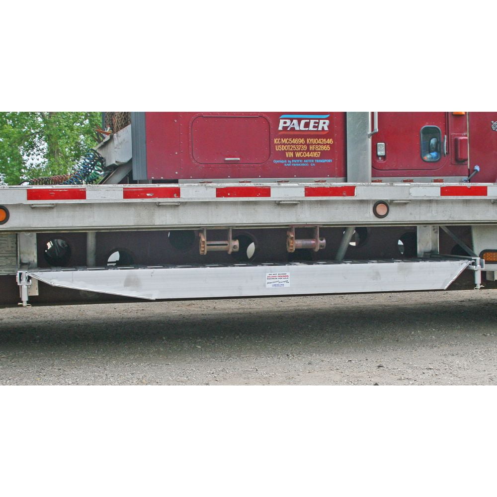 Semi-Trailer Loading Ramp Storage Brackets for One Ramp 26in Drop Decks ...