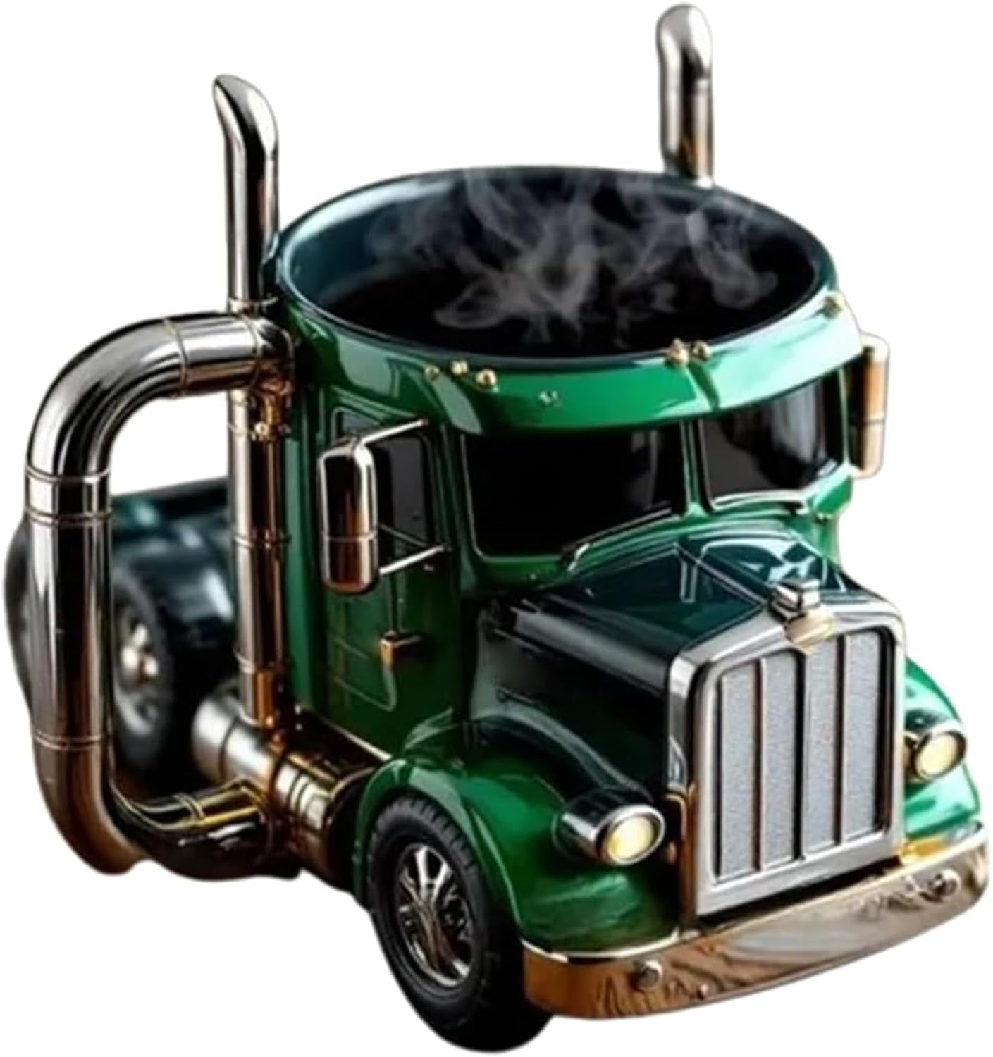 Semi-Truck Coffee Mugs, Handcrafted Truck Coffee Mug, for Coffee and ...