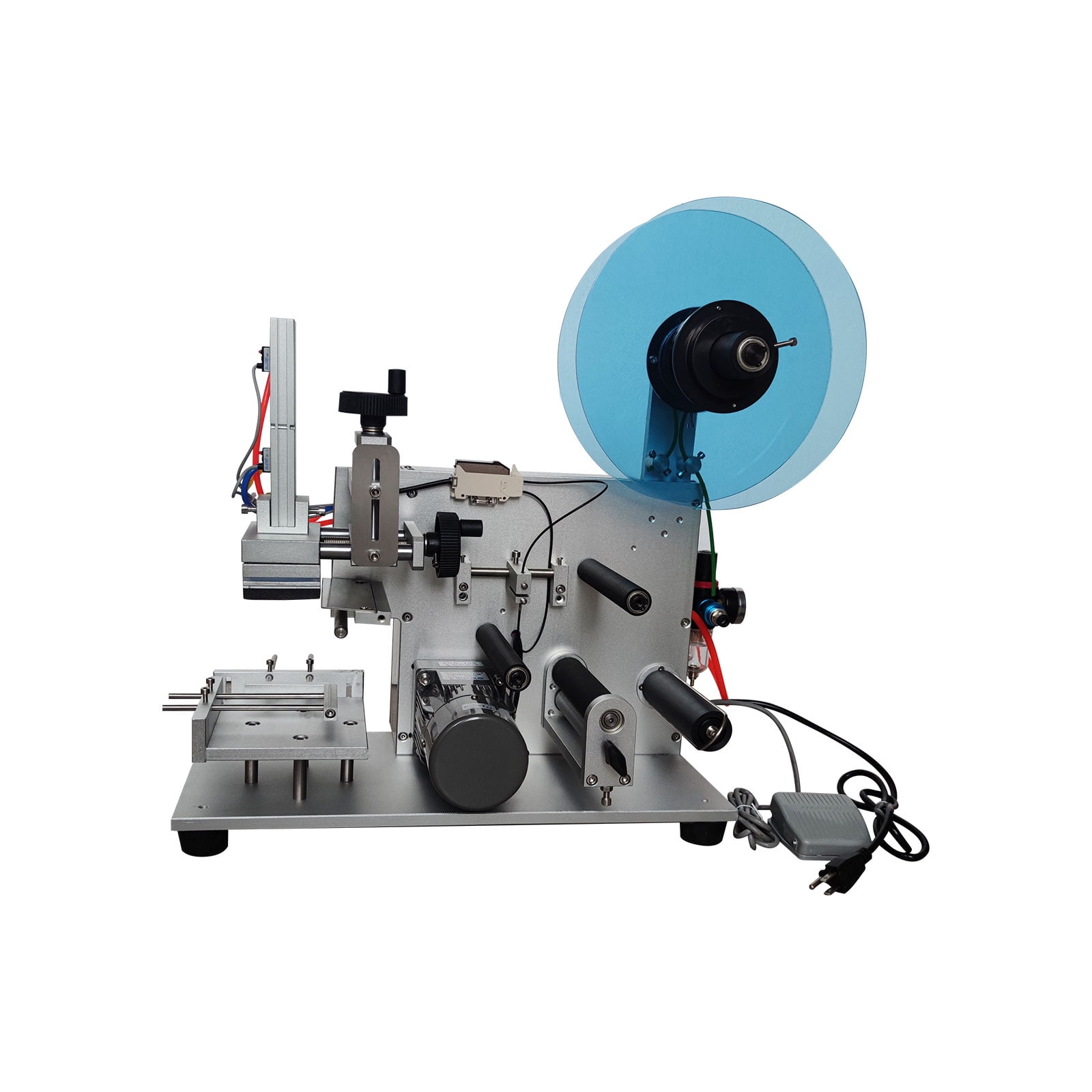 Semi-auto Flat Surface Labeler Bottle Labeling Machine 25-120mm Width 25-60mm Lenth 40-60 pcs ...