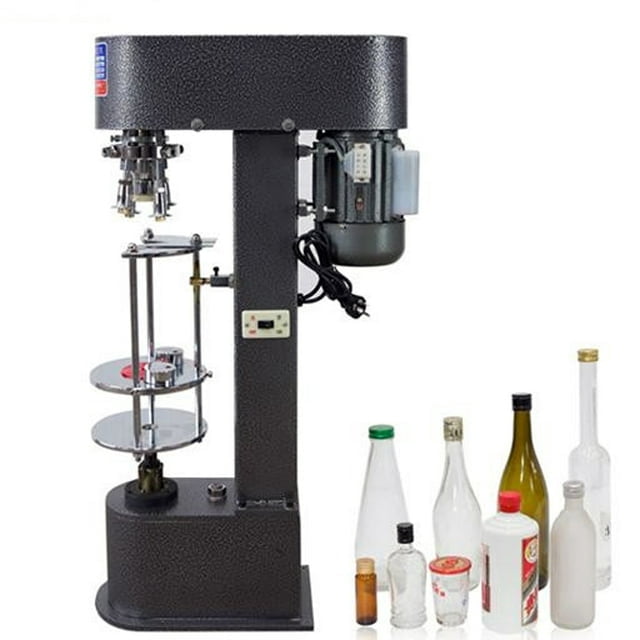 Semi-automatic Aluminum Cap Screw Capping Machine Metal Cap Screw ...