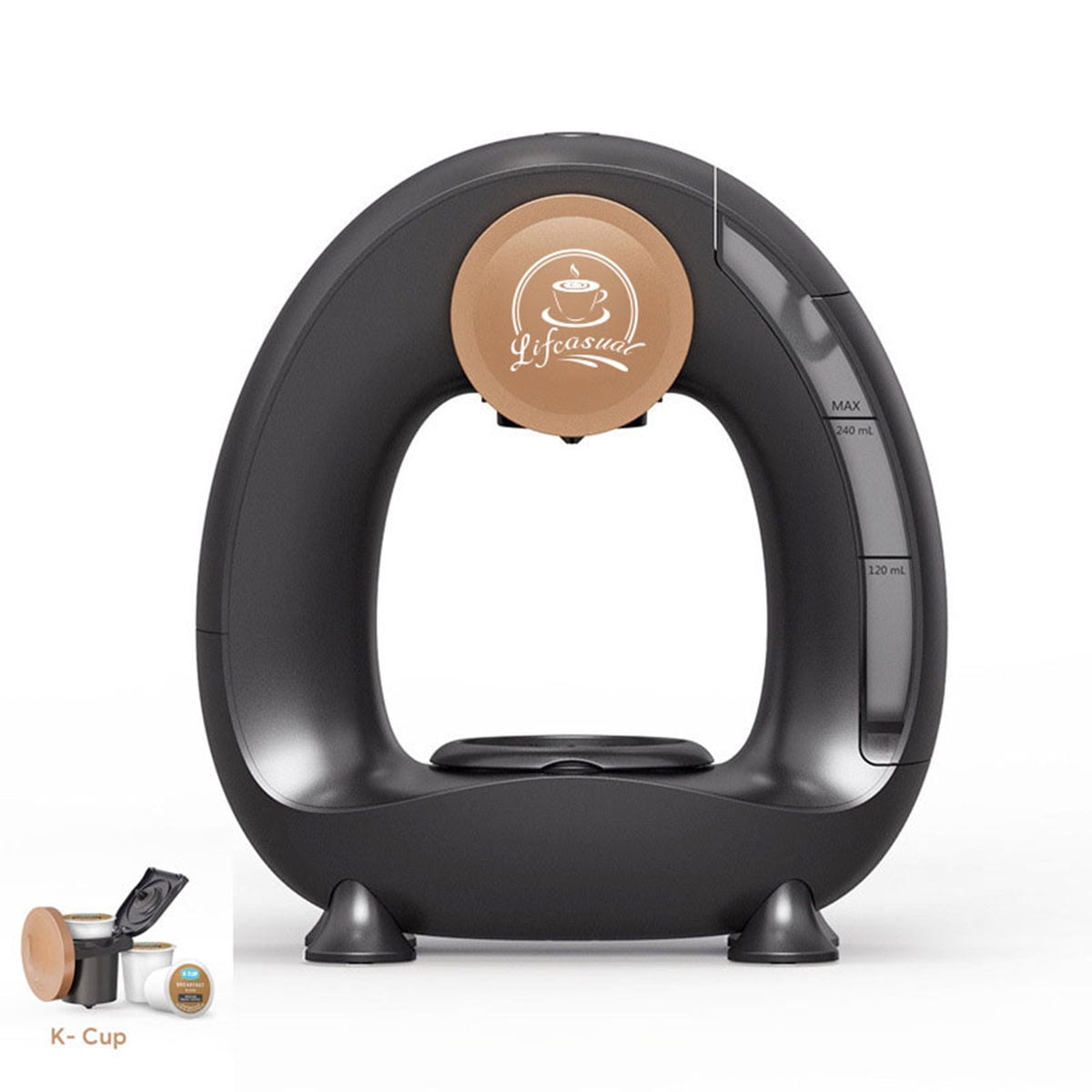 Semi-automatic Coffee Maker for Home 240ml 85 Degrees Constant ...