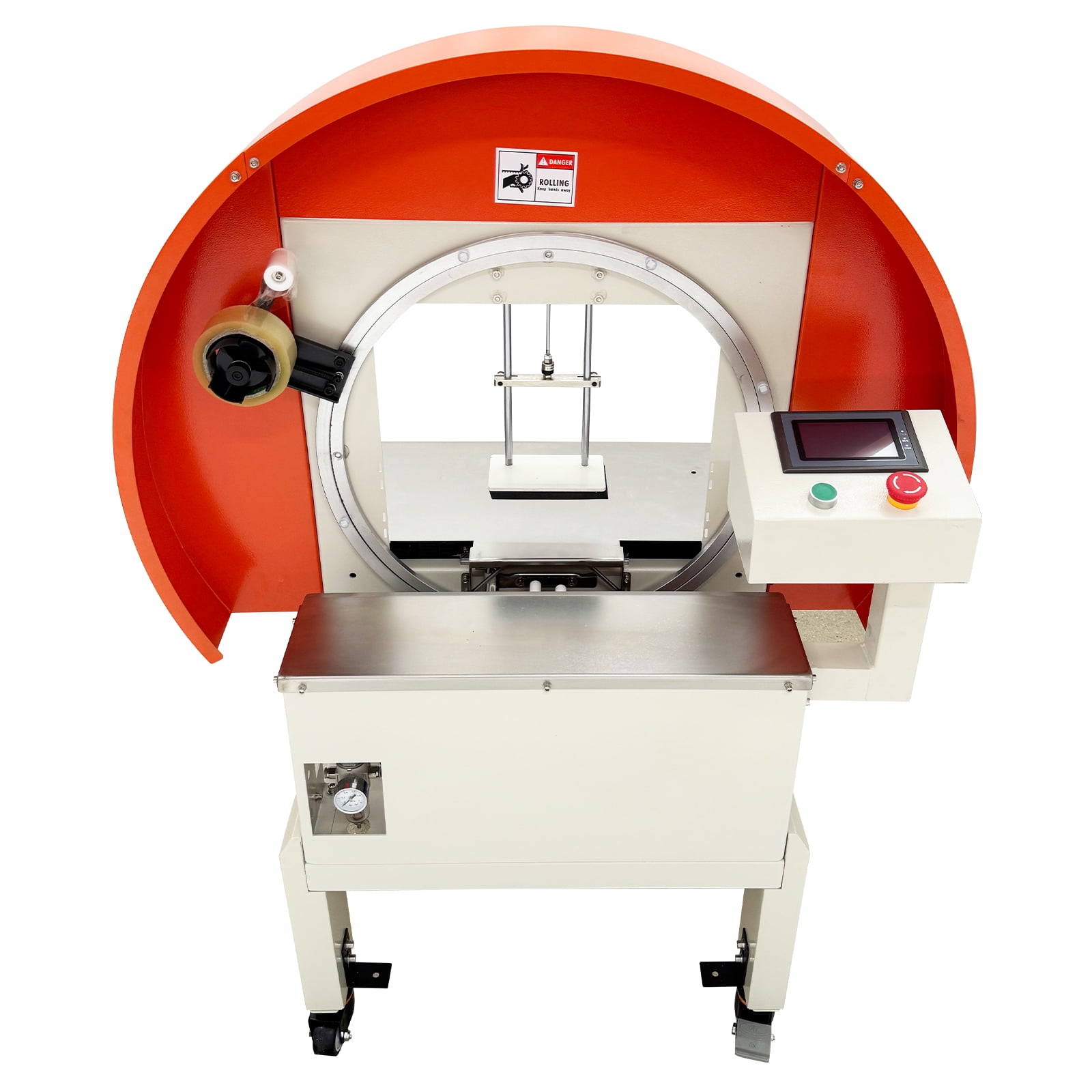Semi-automatic Tape Cross Wrapping Sealing Machine Carton Winding ...