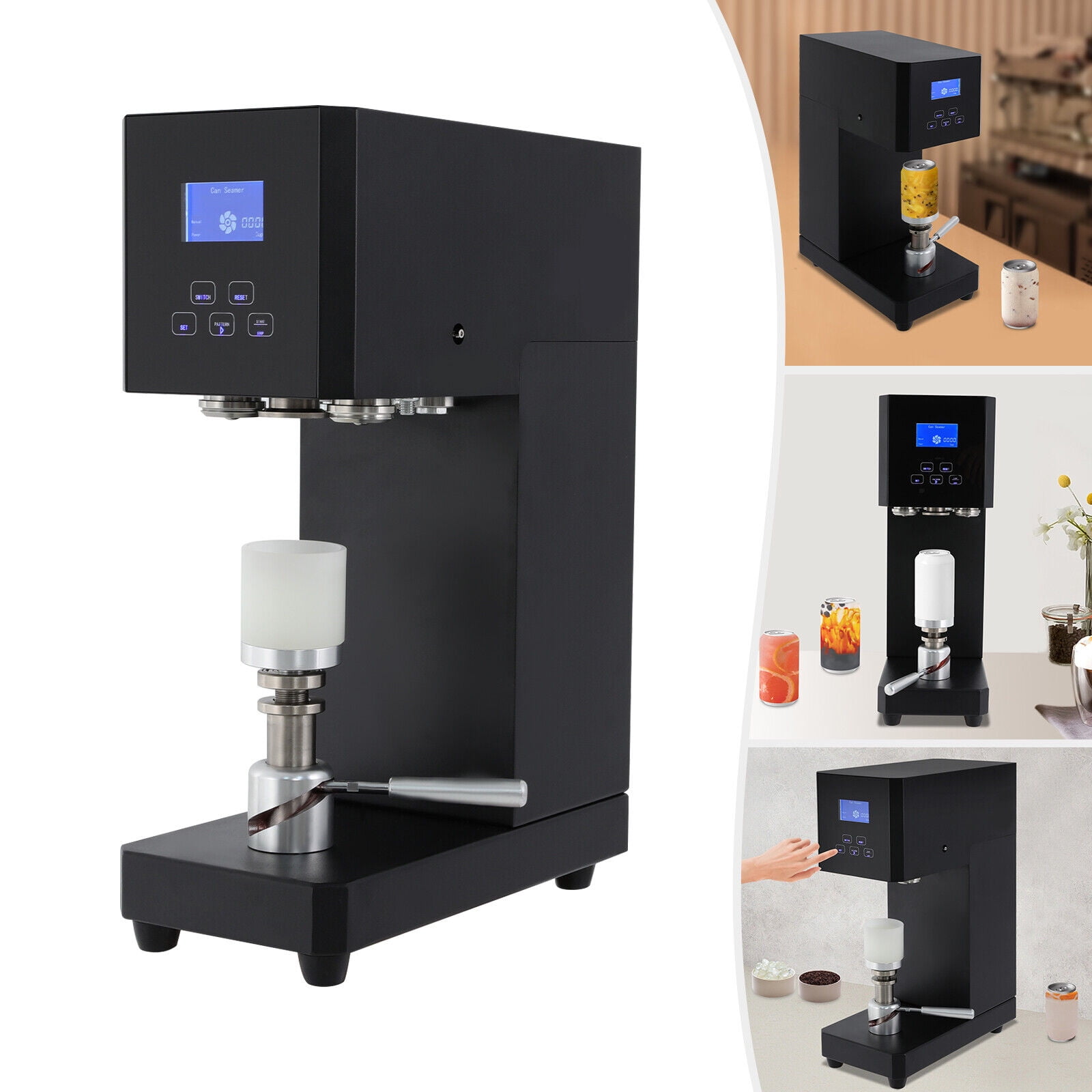 Semi automatic Tin Can Sealing Machine Cola Can Seamer Container ...