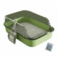 Extra Large Enclosed Litter Pan with Lid, Jumbo XL Tray for Cats ...