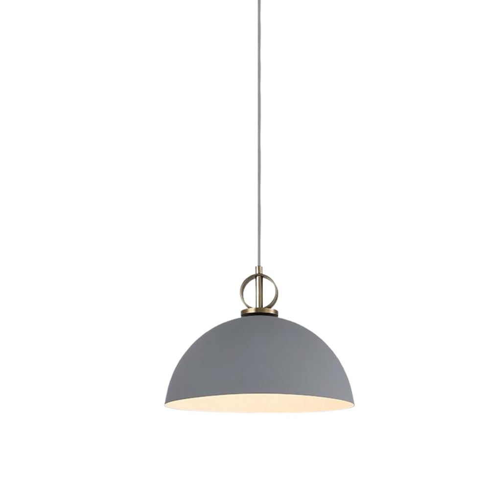 Semicircle Colorful Pendant Lamp, Metal Vintage Farmhouse Pendant ...