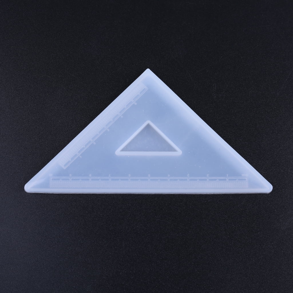 Semicircle Rectangle 45/60 Triangles Silicone Mold for Jewelry Ruler ...