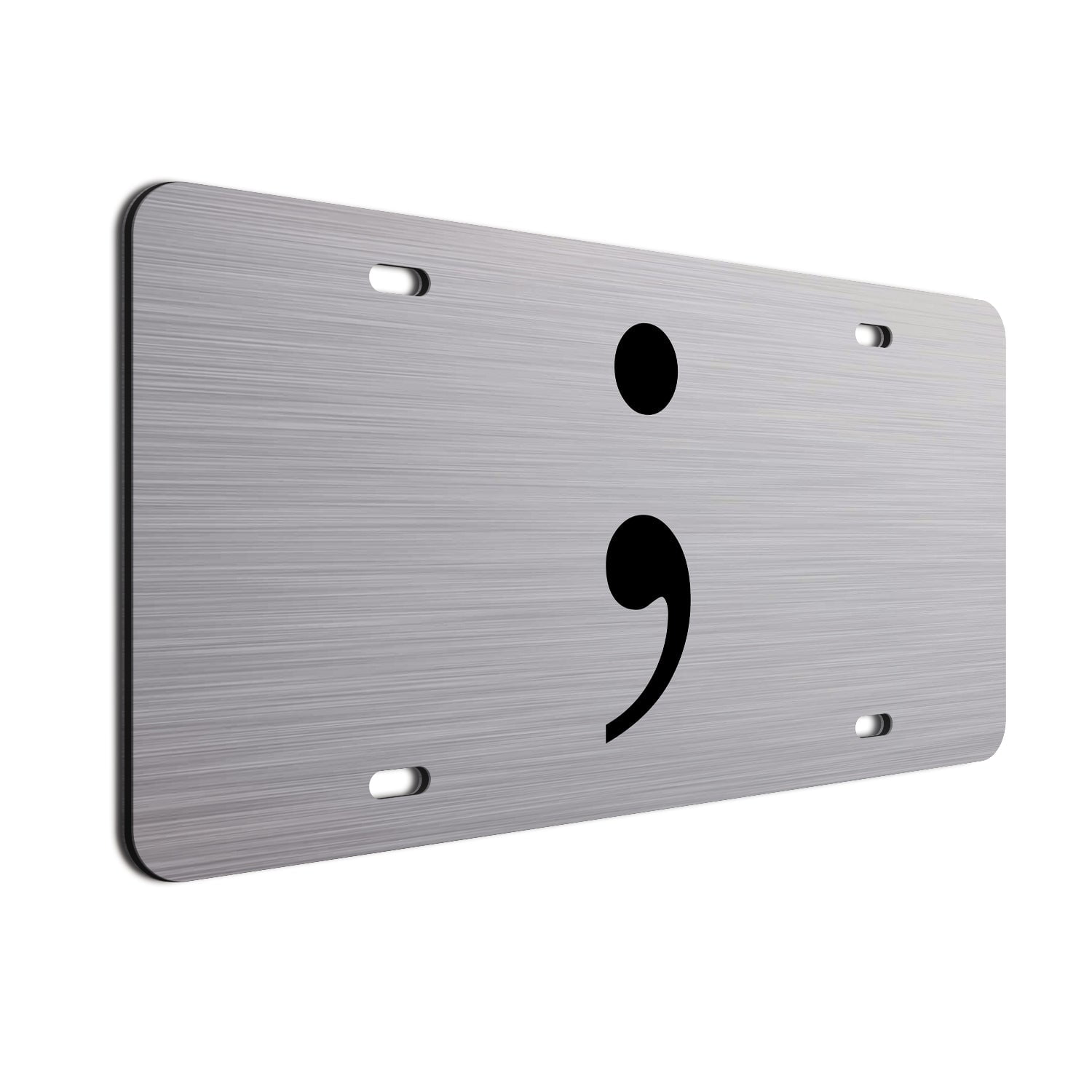 Semicolon License Plate | Semicolon Car Tag Frame | Made in the USA ...