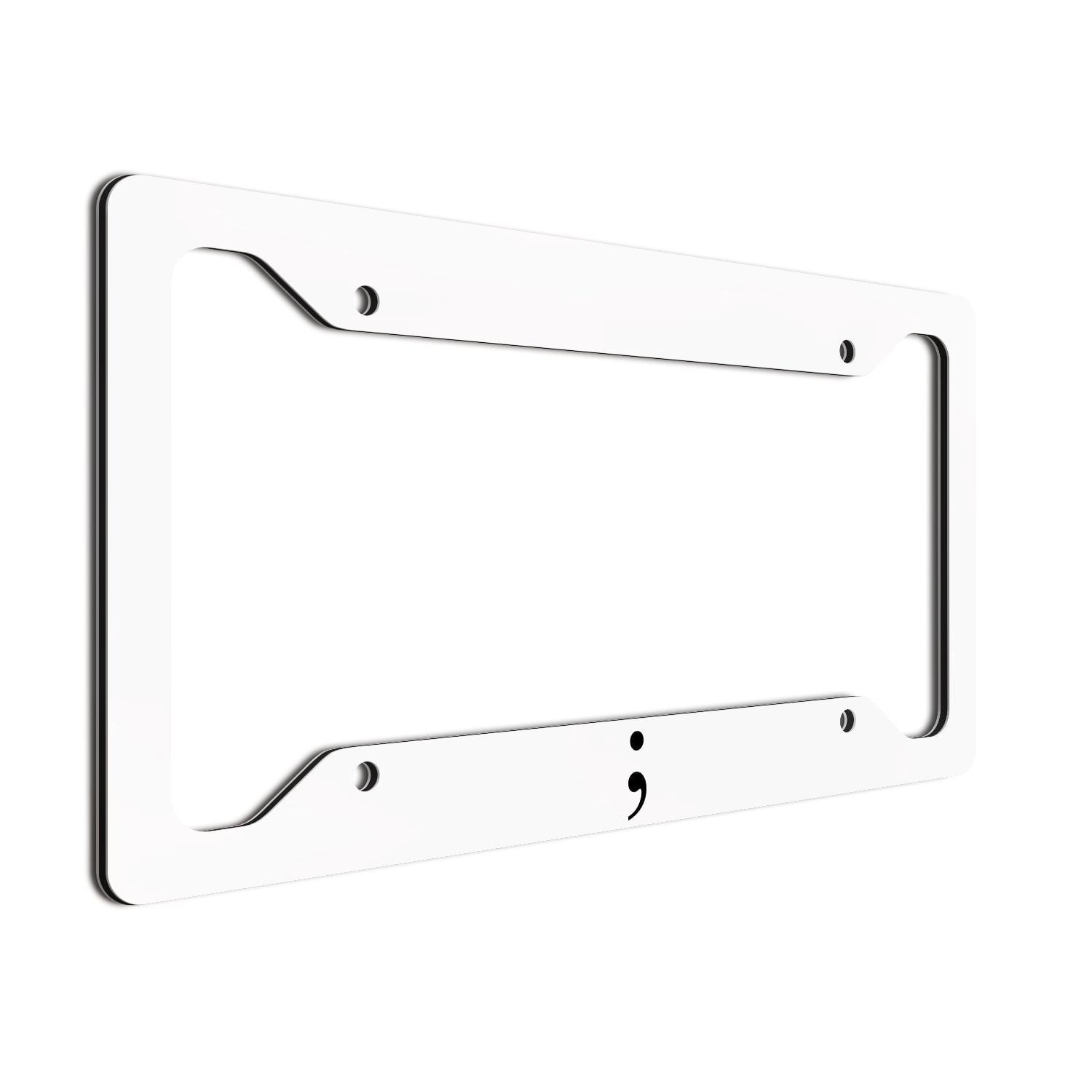 Semicolon License Plate | Semicolon Car Tag Frame | Made in the USA ...