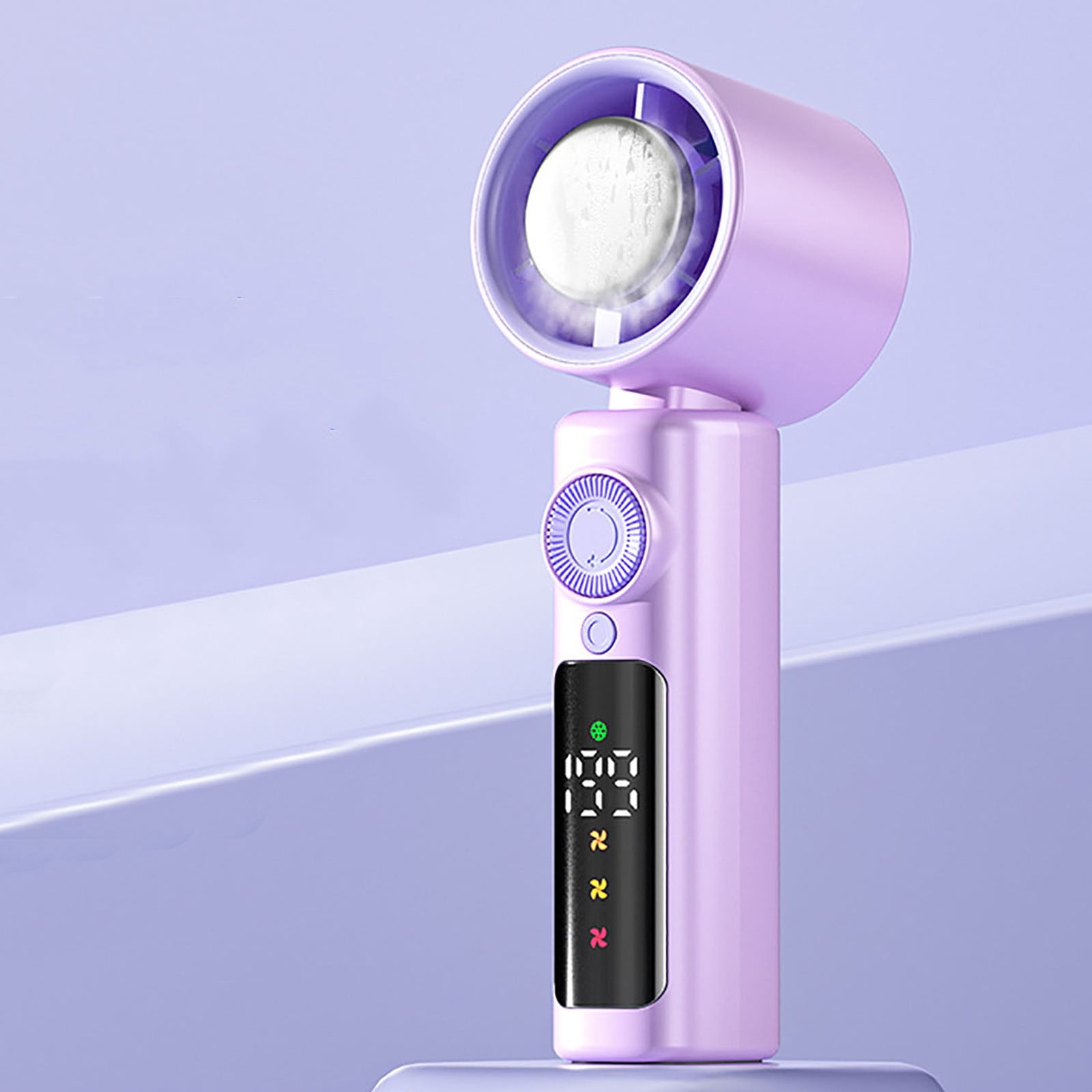 Semiconductor Cooling Portable Handheld Fan with Ice Pack and 4000mAh ...