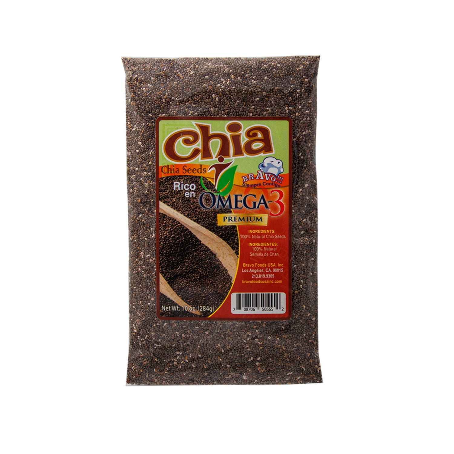 Semilla de Chía Natural | Súper Alimento Saludable | 8 oz - Walmart.com