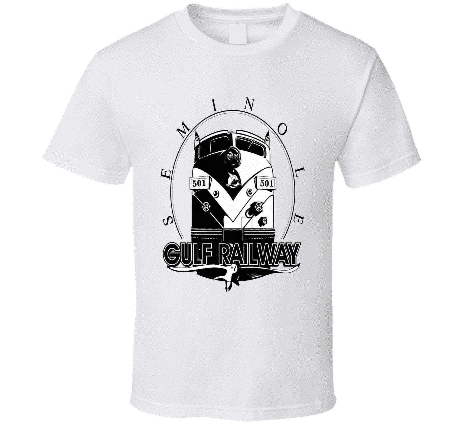 Seminole Gulf Railway retro logo USA transportation train fan t-shirt ...