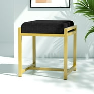 Aimee Vanity Stool Soft Gold - Walmart.com