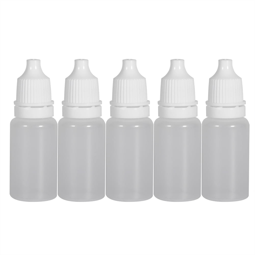 Semitransparent Squeezable Dropper Bottles, 50PCS 10ml Volume Empty ...