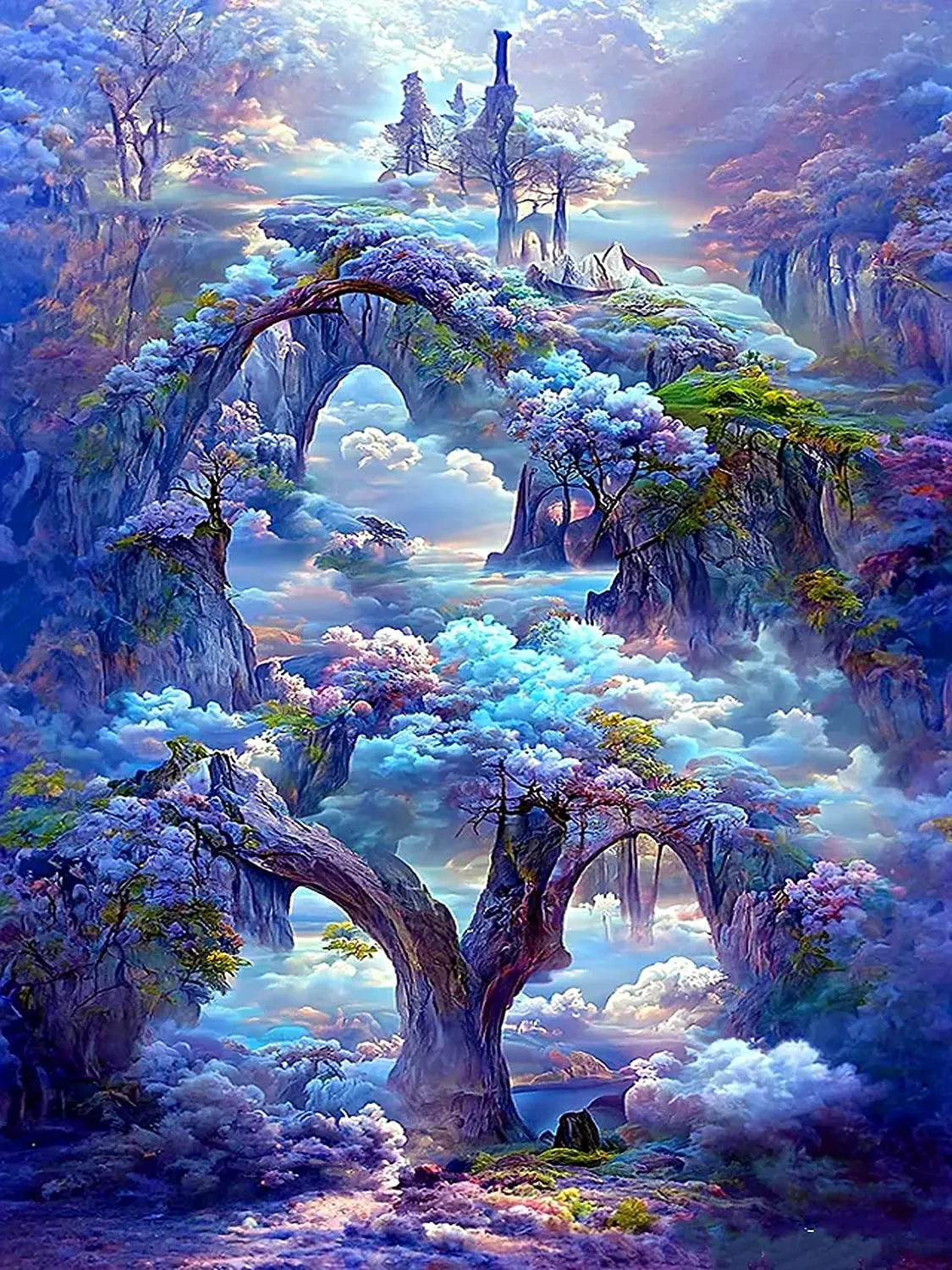 Diamond Art Fantasy Tree Kits, 5D Full Drill DIY Crystal Art, Home ...