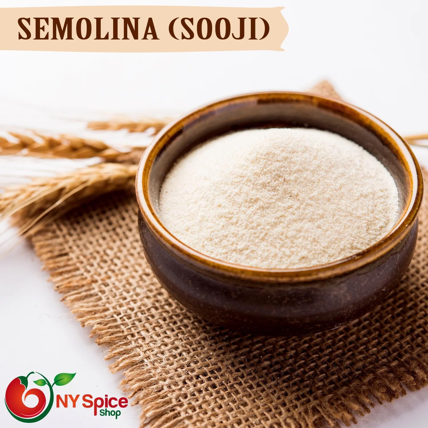 Semolina Flour - 1 Pound(lbs.) Fine Natural Durum Wheat for Pizza ...
