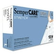 SemperCare® Stretch Vinyl Examination Gloves, Cream, Large, 100/Box, 10 ...