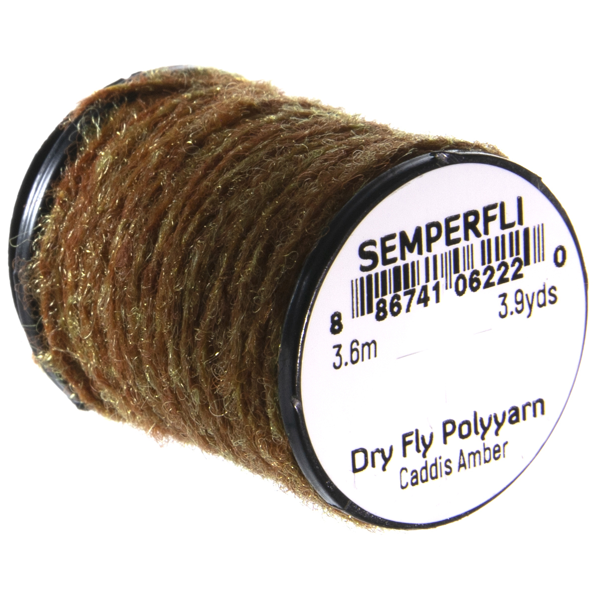 SemperFli Dry Fly Poly Yarn Caddis Amber - Walmart.com