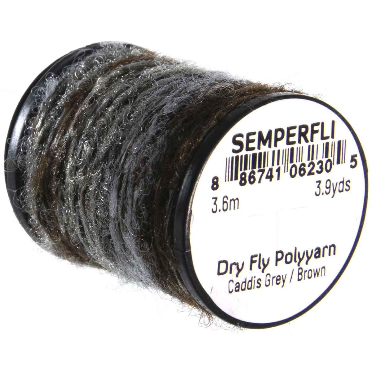 SemperFli Dry Fly Poly Yarn Caddis Grey / Brown - Walmart.com