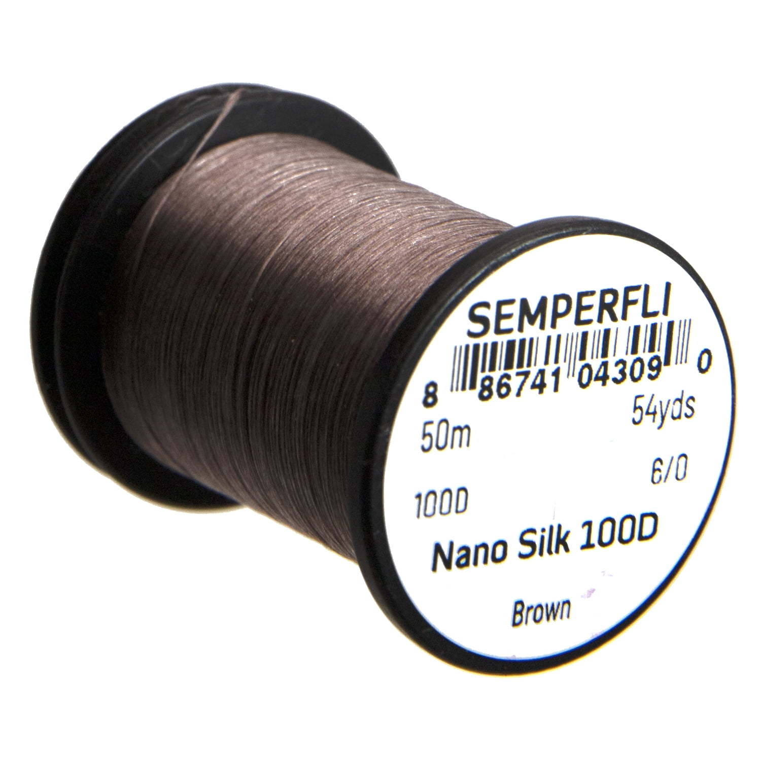 SemperFli Nano Silk 100 Denier Predator 6/0 Brown - Walmart.com