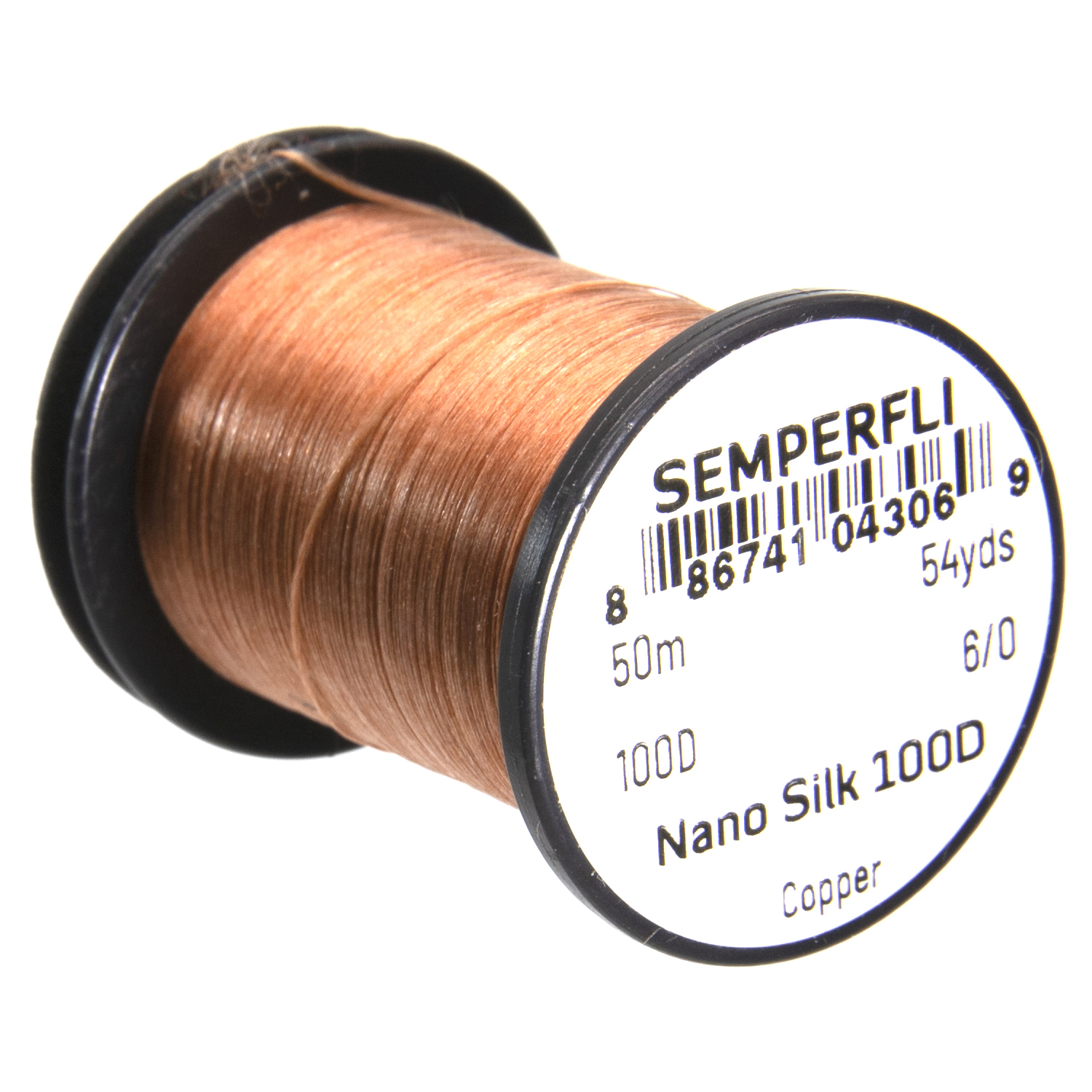 SemperFli Nano Silk 100 Denier Predator 6/0 Copper - Walmart.com