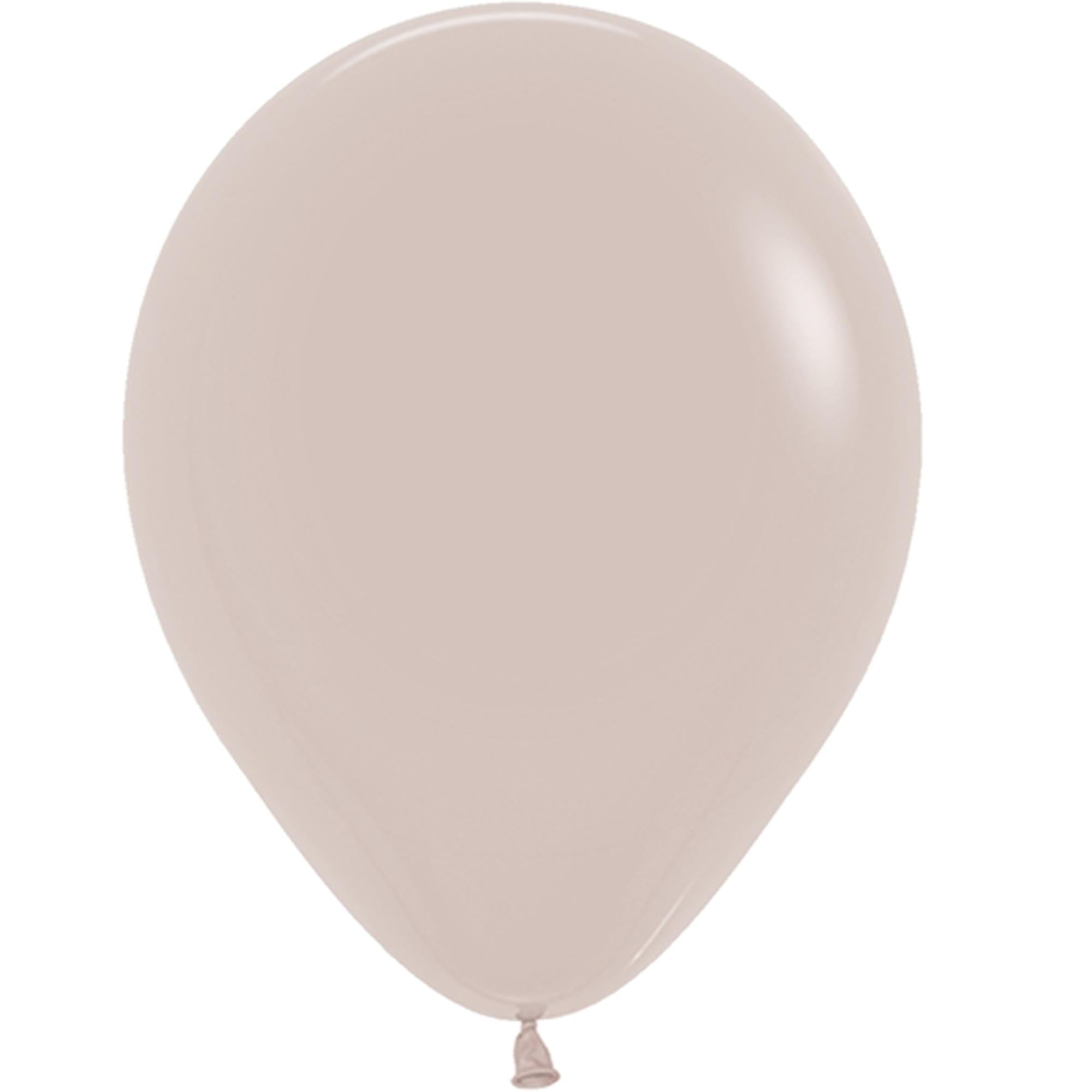 Sempertex/Betallatex - 11in Deluxe White Sand Latex Balloons (100 Count ...