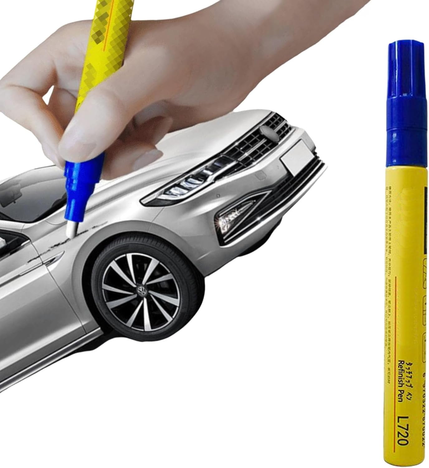 Semphasize Car Paint Pen, Car Touch up Paint Fill Paint Pen, Car Paint ...