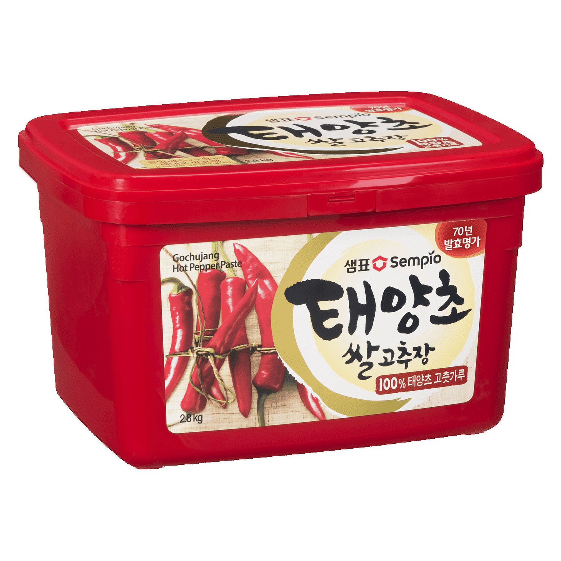 Sempio Gochujang Hot Pepper Paste (2.8 kg) - Authentic Korean Flavor ...