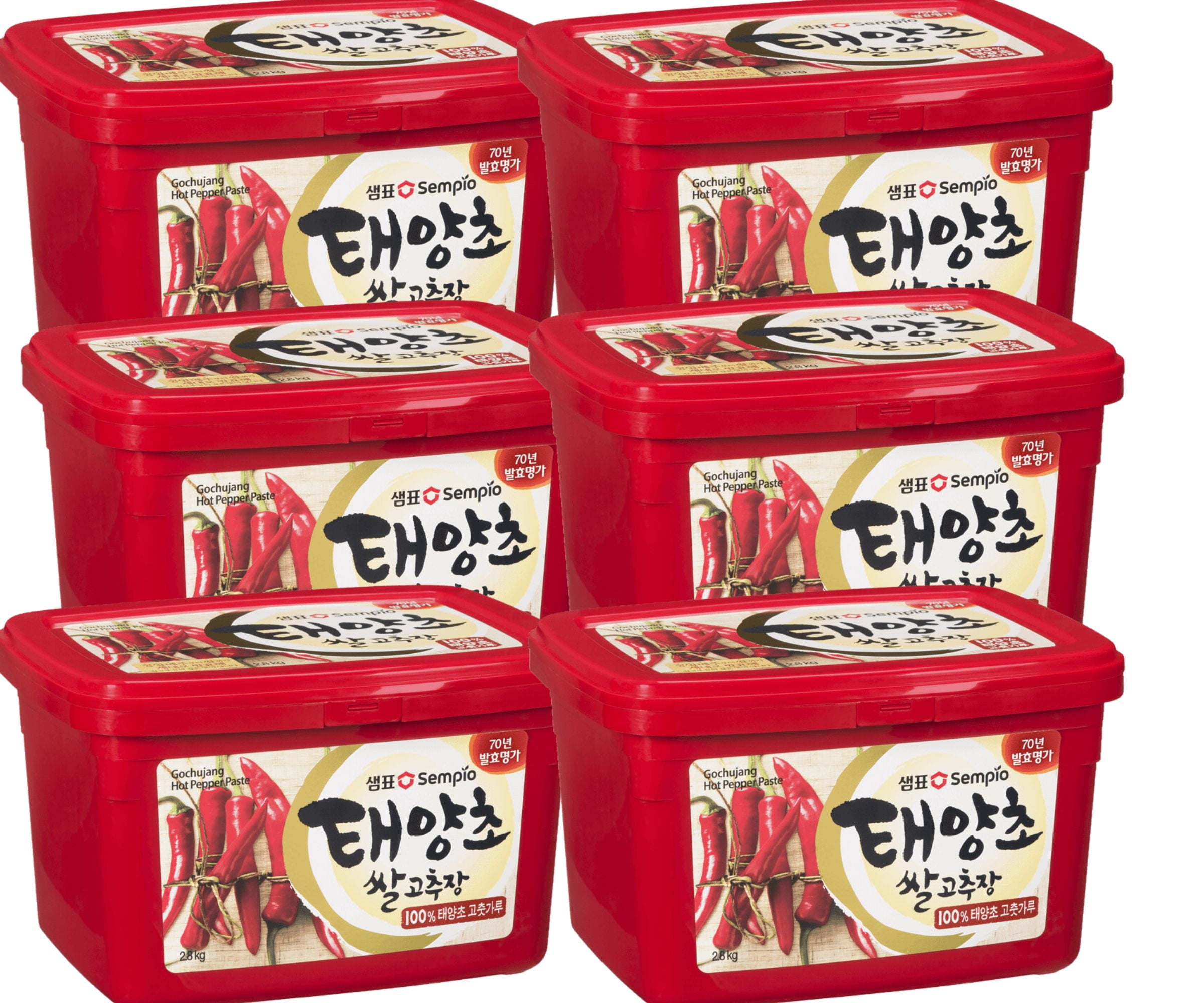 Sempio Gochujang Hot Pepper Paste - 2.8 kg for Authentic Korean Flavor ...