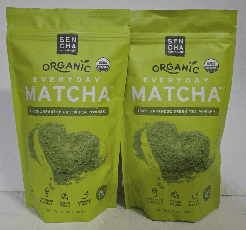 Sen Cha NON-GMO Organic Everyday Matcha 100% Japanese Green Tea Powder 12oz 340g (2 Bags ...
