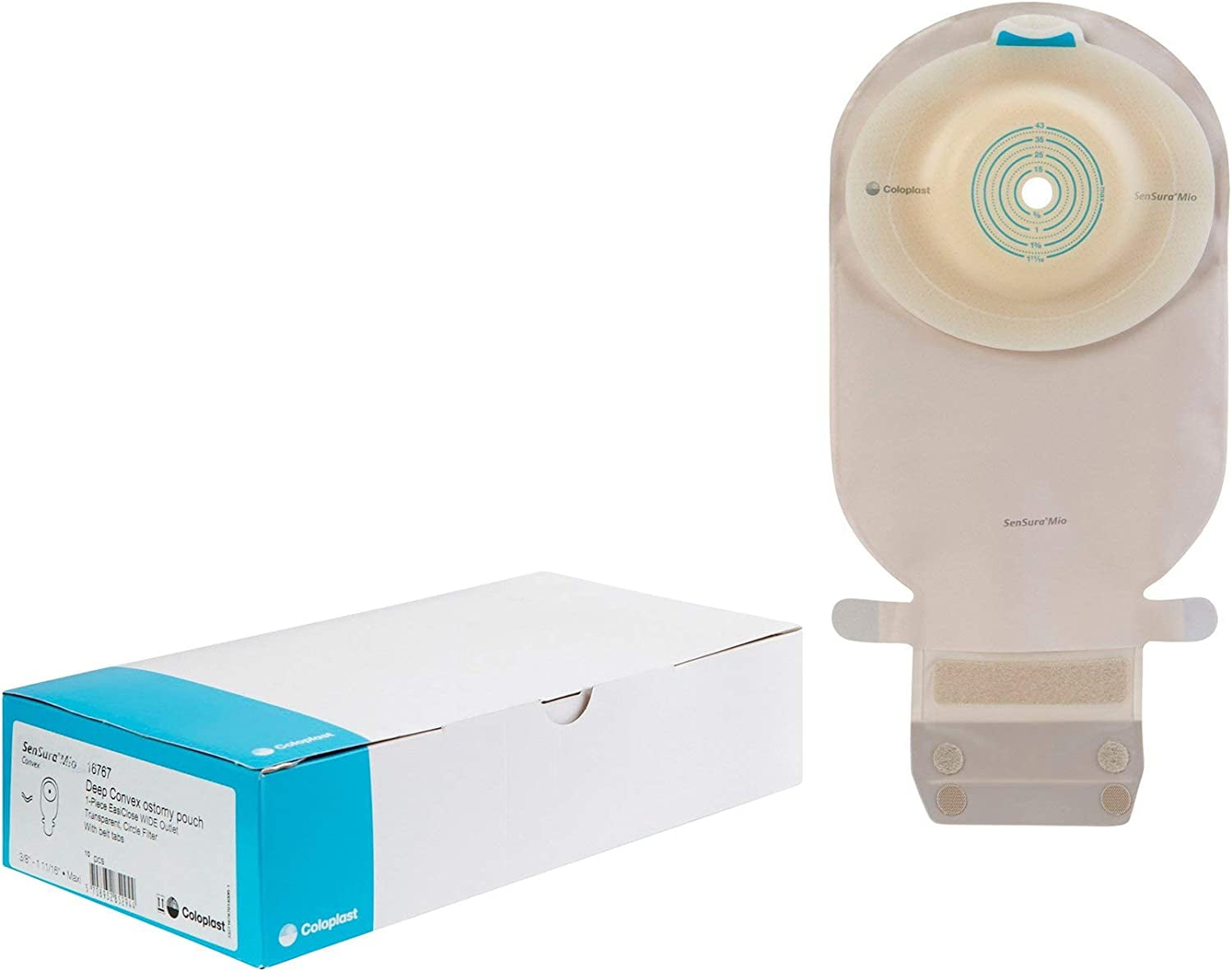 SenSura Mio Convex Filtered Ostomy Pouch One-Piece System 11 Inch ...