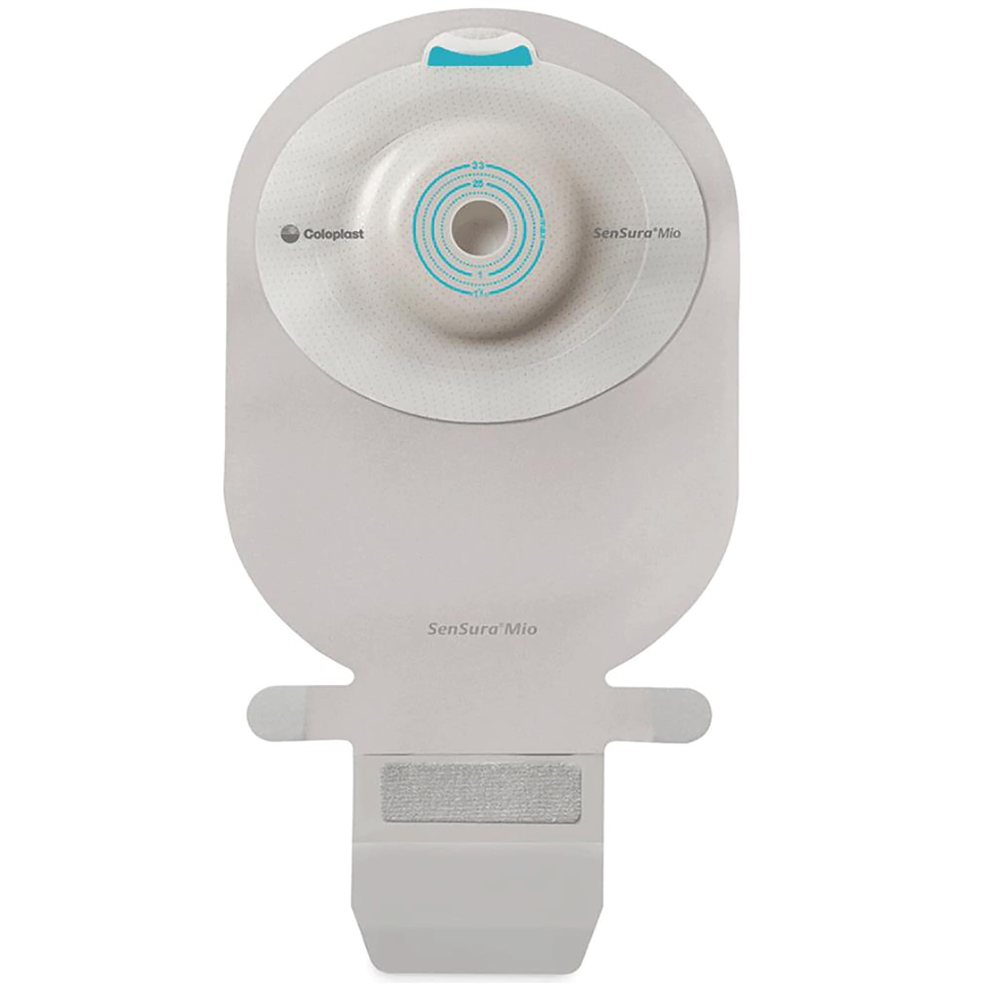 SenSura Mio Convex Ostomy Pouch Drainable 1" Stoma 11 Inch Length, Maxi 1pc System Transparent ...